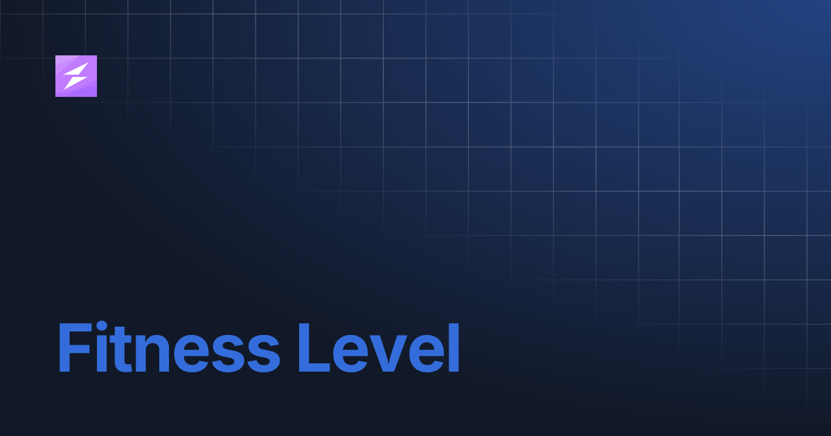 Fitness Level | STEPN GO WHITEPAPER