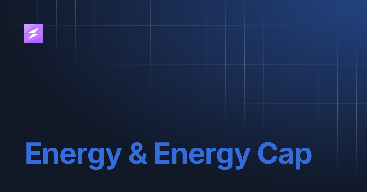Energy & Energy Cap | STEPN GO WHITEPAPER